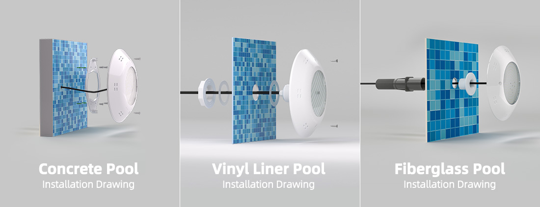 News - How to install the LED swimming pool lights